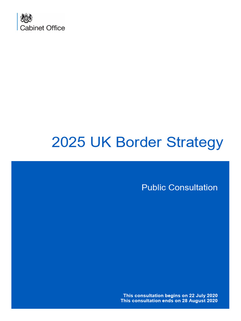 2025 UK Border Strategy Consultation | PDF | United Kingdom