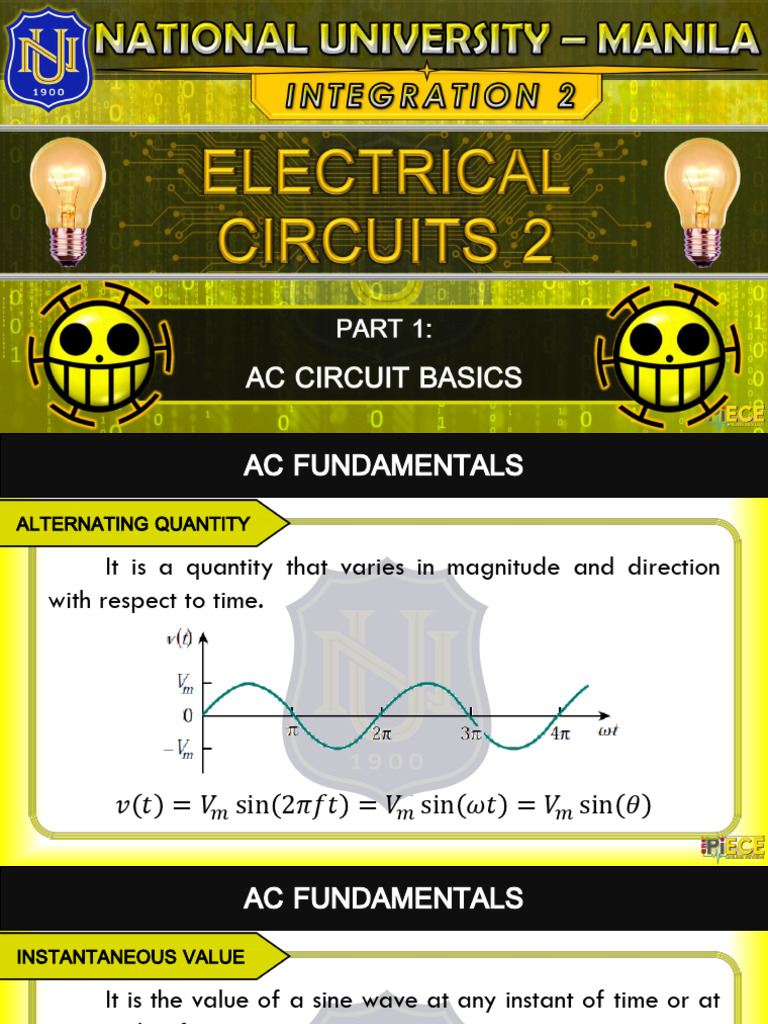 Lesson 2 - Electrical Circuits 2 | PDF | Electrical Network | Root Mean Square