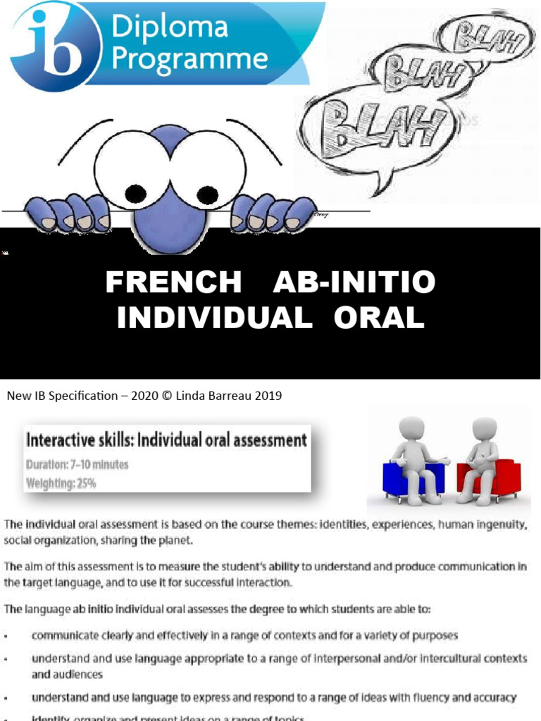 1.IB Ab Initio ORAL Part 3 Picture Description Presentations 2 5 | PDF