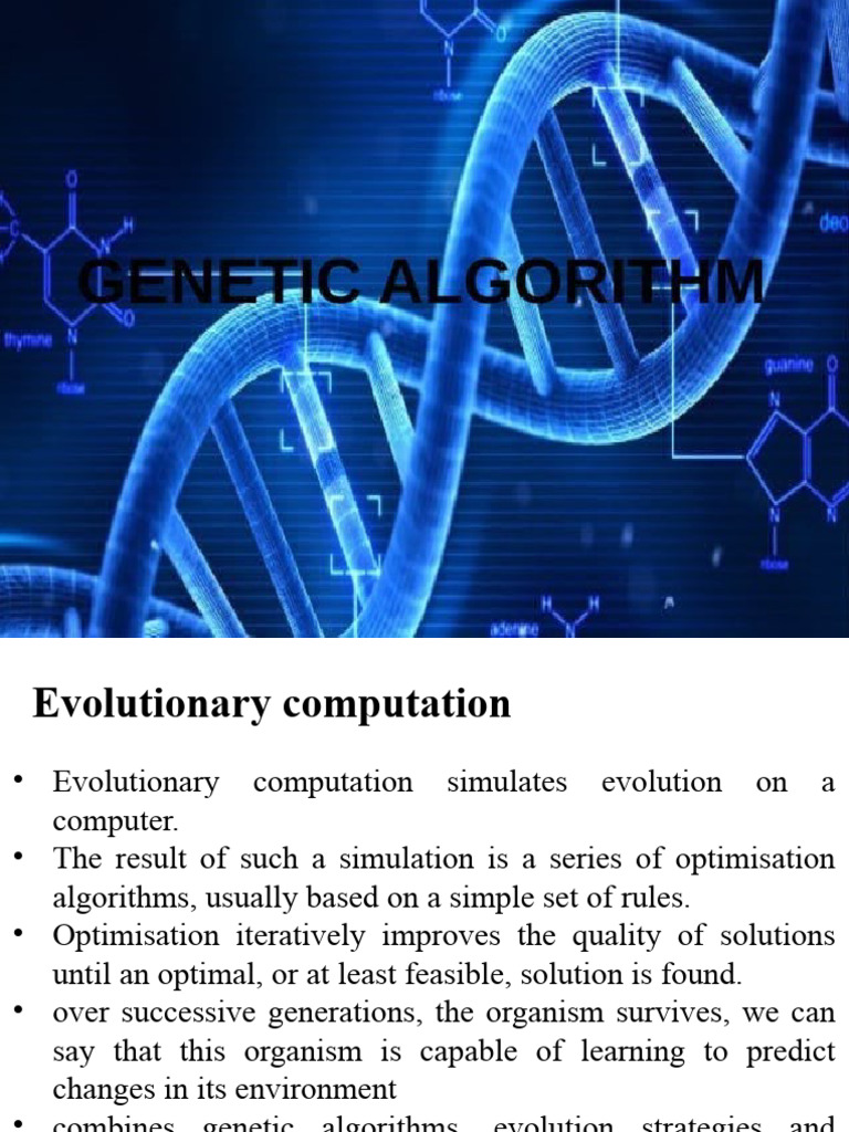 Genetic Algo Final | PDF | Genetic Algorithm | Mathematical Optimization