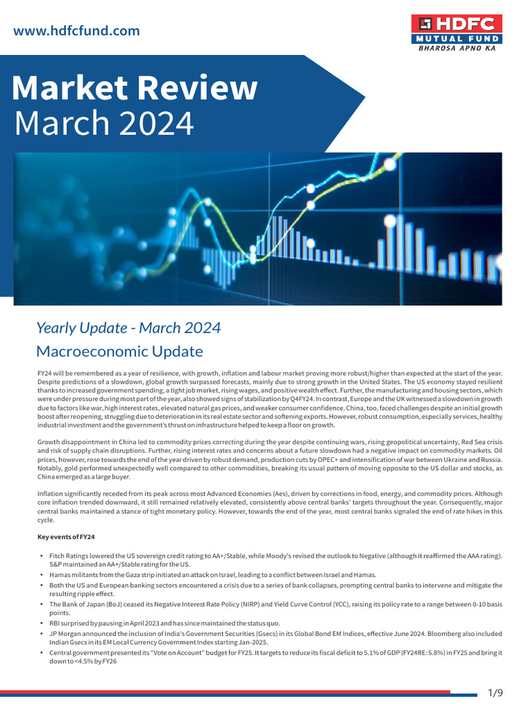 Market Review - March 2024 (Yearly Update) | PDF | Inflation | Market ...
