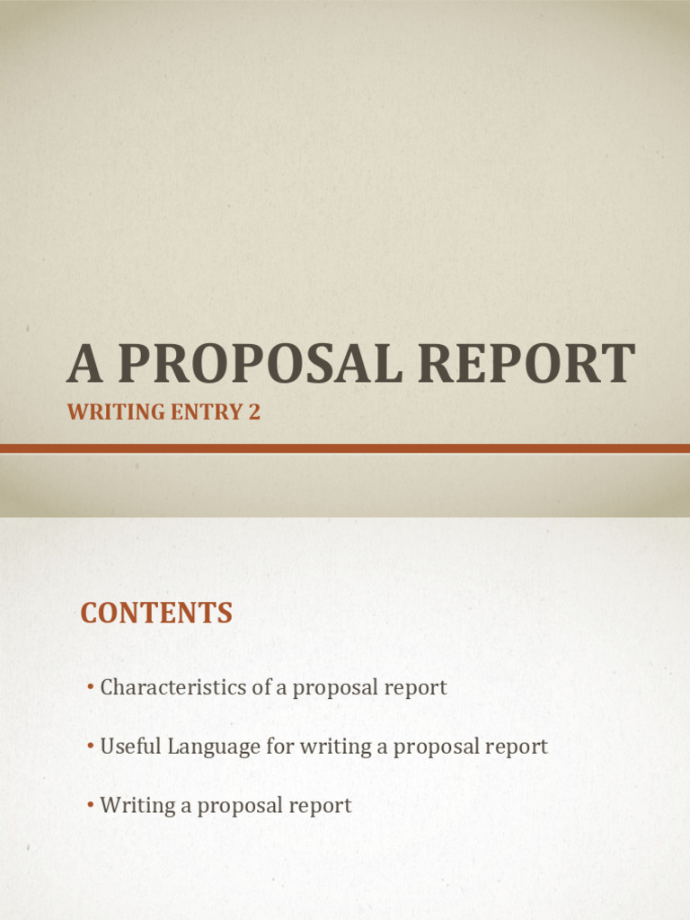 Writing Entry 2 - Guide To Write A Proposal | Download Free PDF ...
