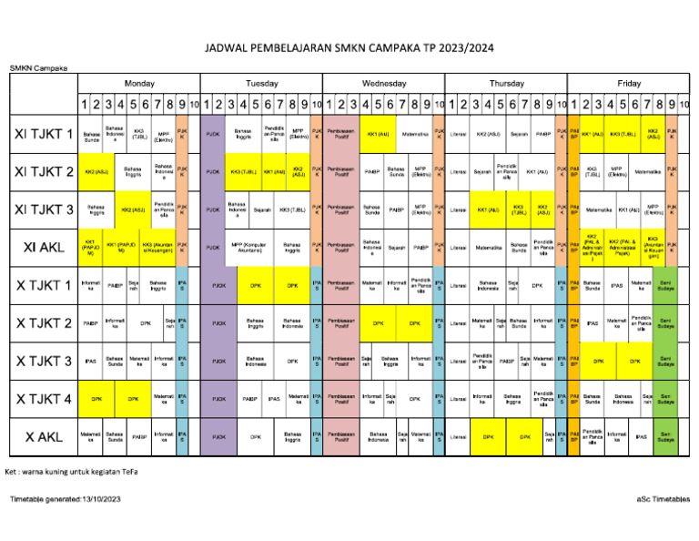Jadwal | PDF