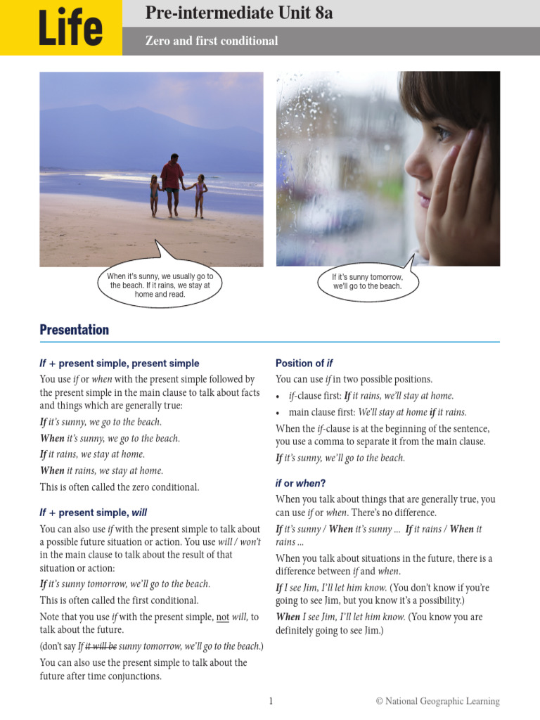 Pre-Intermediate GW 08a | PDF | Grammar | Linguistics