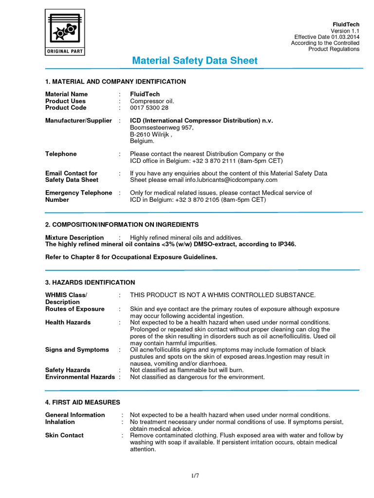 Fluidtech Safety | Download Free PDF | Personal Protective Equipment ...