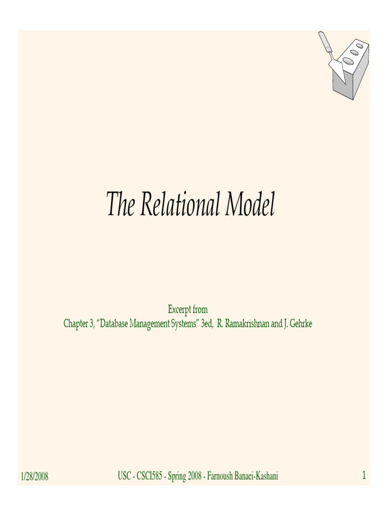 Relational | Download Free PDF | Relational Database | Relational Model Relational | Download Free PDF | Relational Database | Relational Model