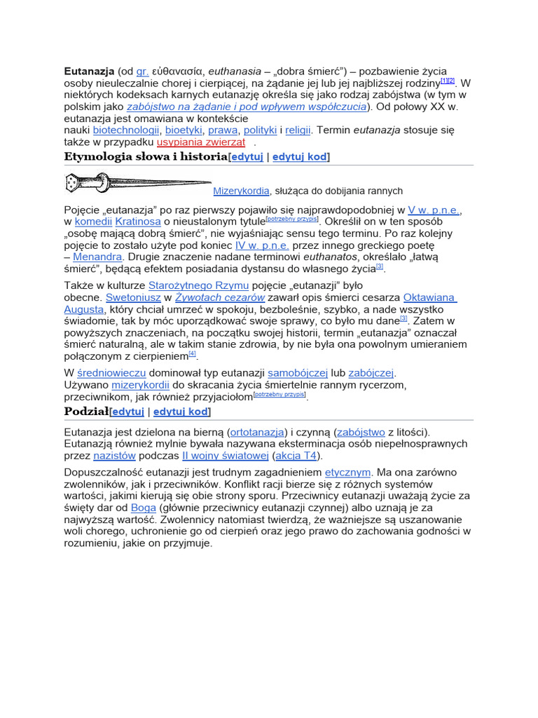 Eutanazja | PDF
