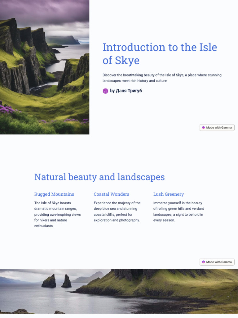 Introduction To The Isle of Skye | PDF | Hiking