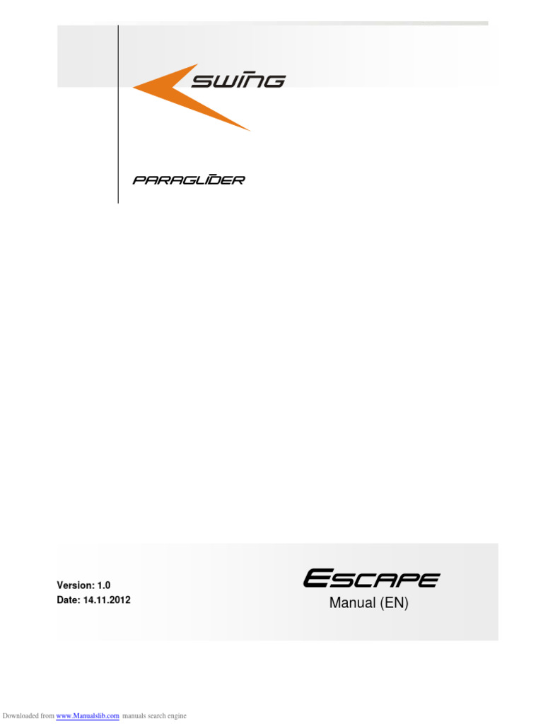 escape | PDF | Parachute