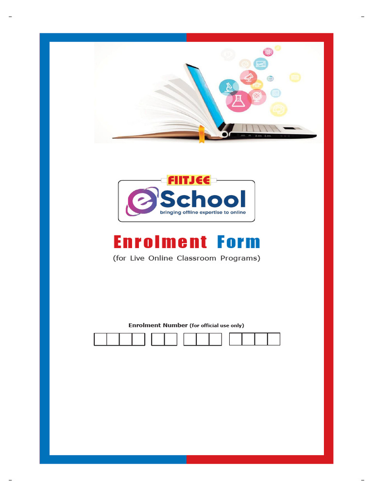 FIITJEE eSchool Enrolment Guide | PDF | Arbitration | Credit Card