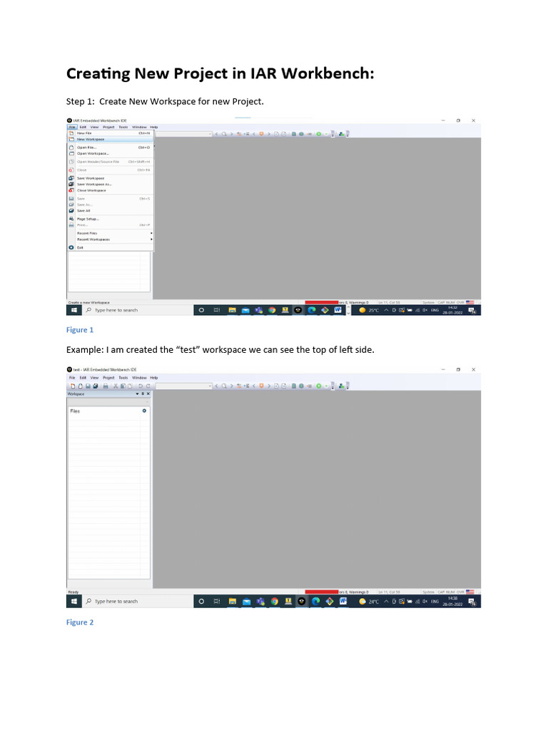Creating New Project in IAR Workbench | PDF Creating New Project in IAR Workbench | PDF