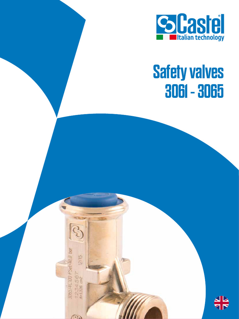 Castel Safety Valves 3061 & 3065 Overview | PDF | Valve | Pump