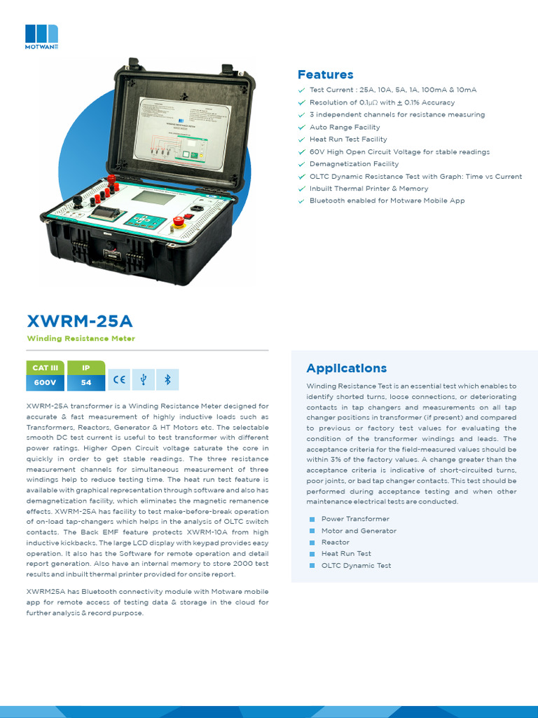 XWRM 25A Catalougue | Download Free PDF | Transformer | Computer ...