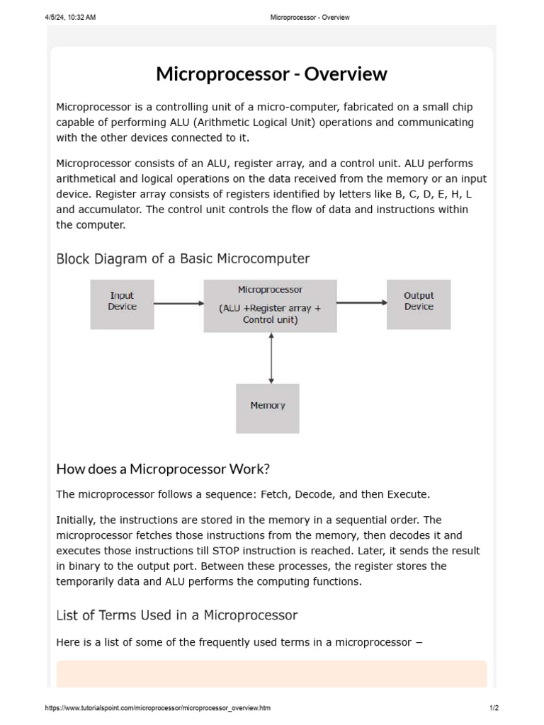 Microprocessor 8085and86 Pdf Central Processing Unit Microprocessor 