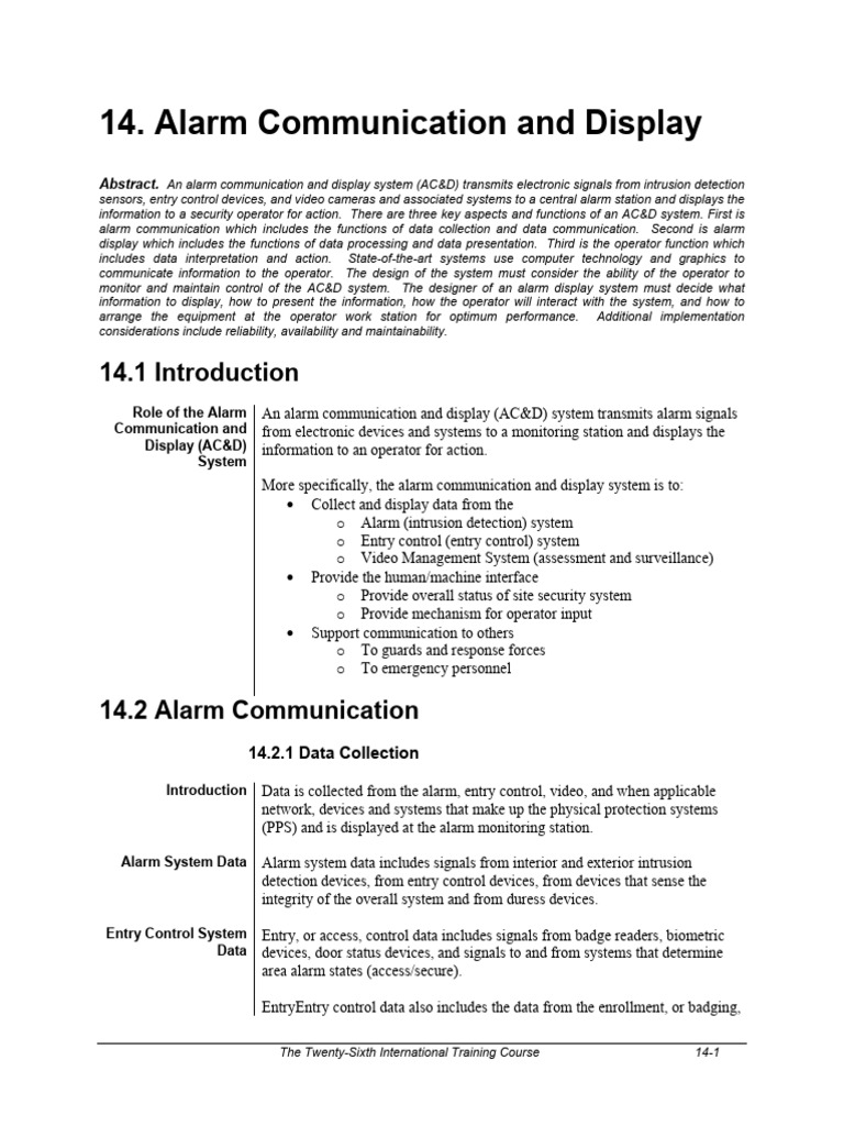 Alarm-Communication-& Display | PDF | Network Topology | Computer Network
