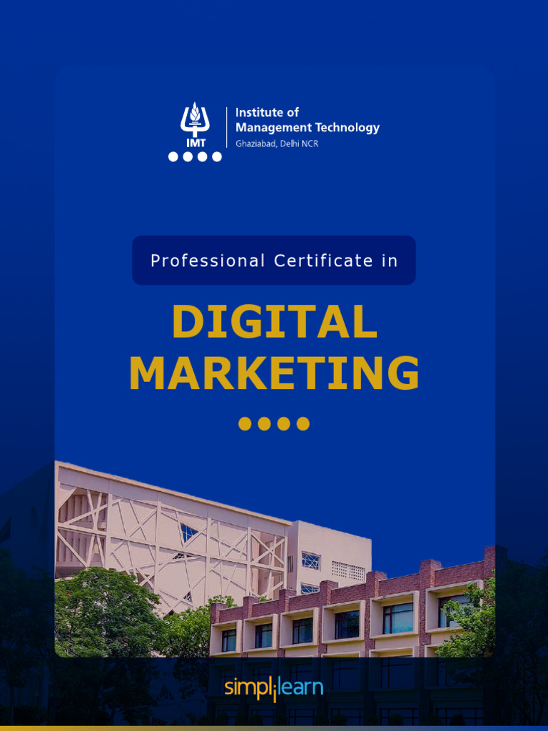 IMT Brochure | PDF | Search Engine Optimization | Digital Marketing