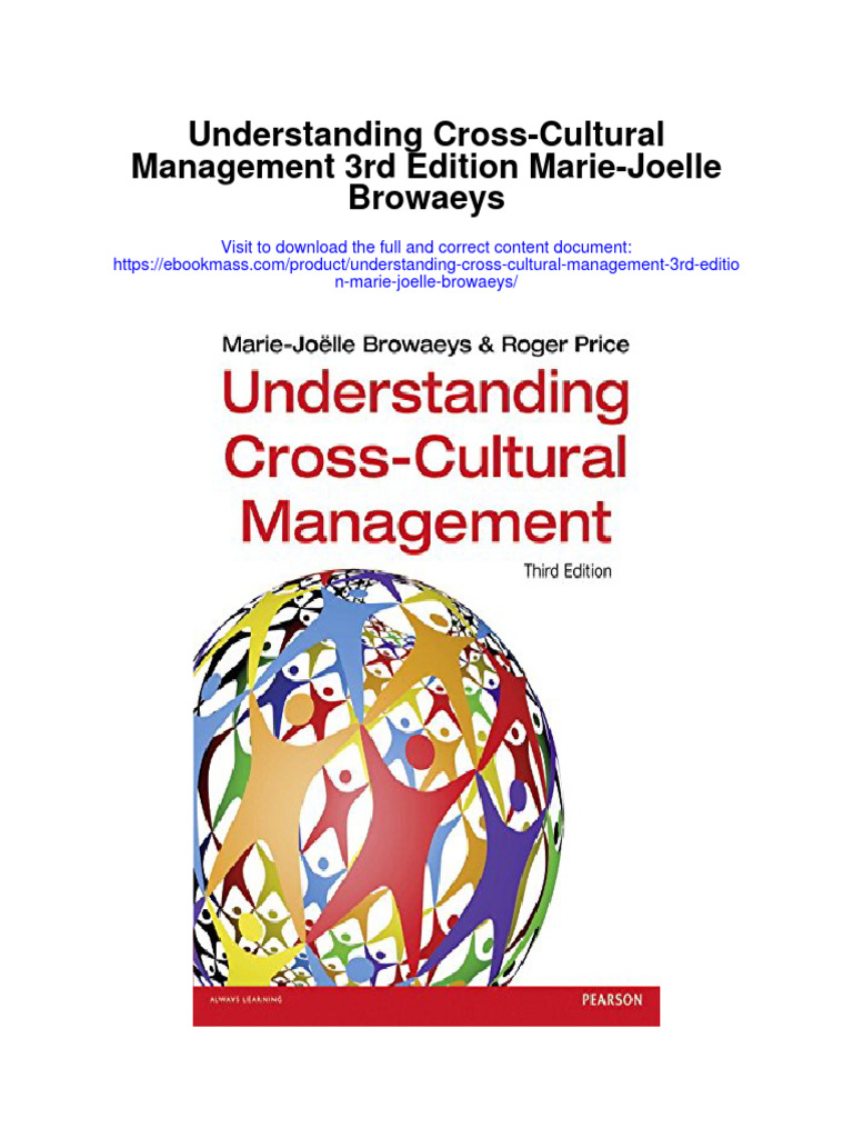 Understanding Cross Cultural Management 3Rd Edition Marie Joelle ... Understanding Cross Cultural Management 3Rd Edition Marie Joelle ...