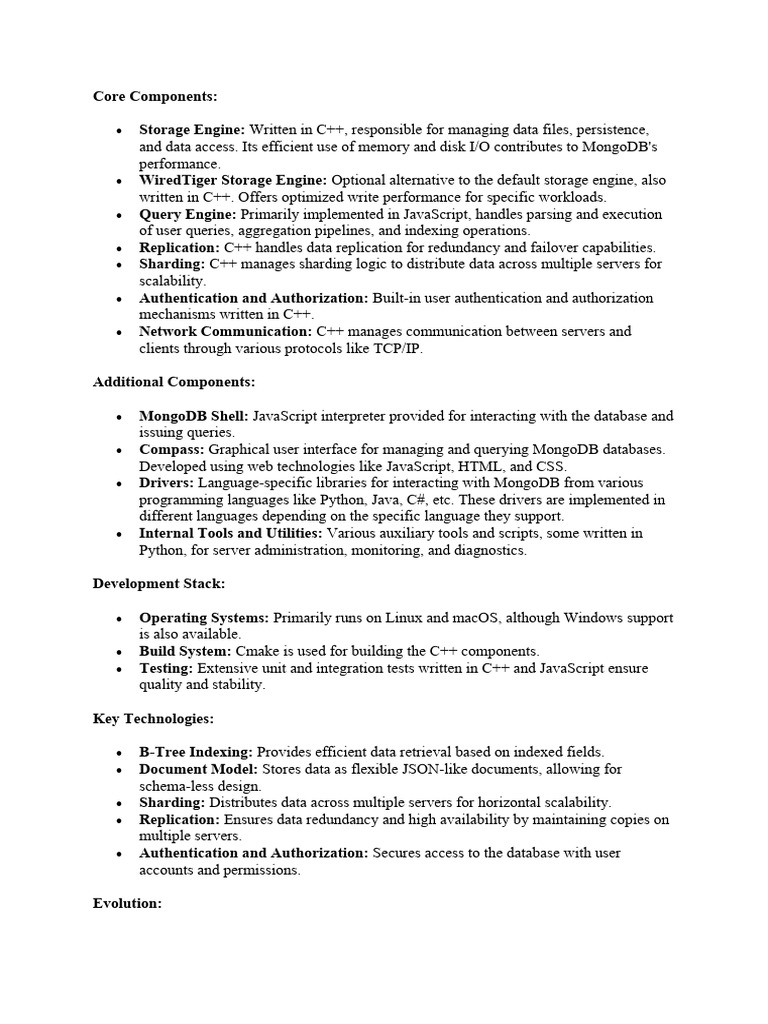 Mongo Db Pdf Mongo Db Database Index 0611