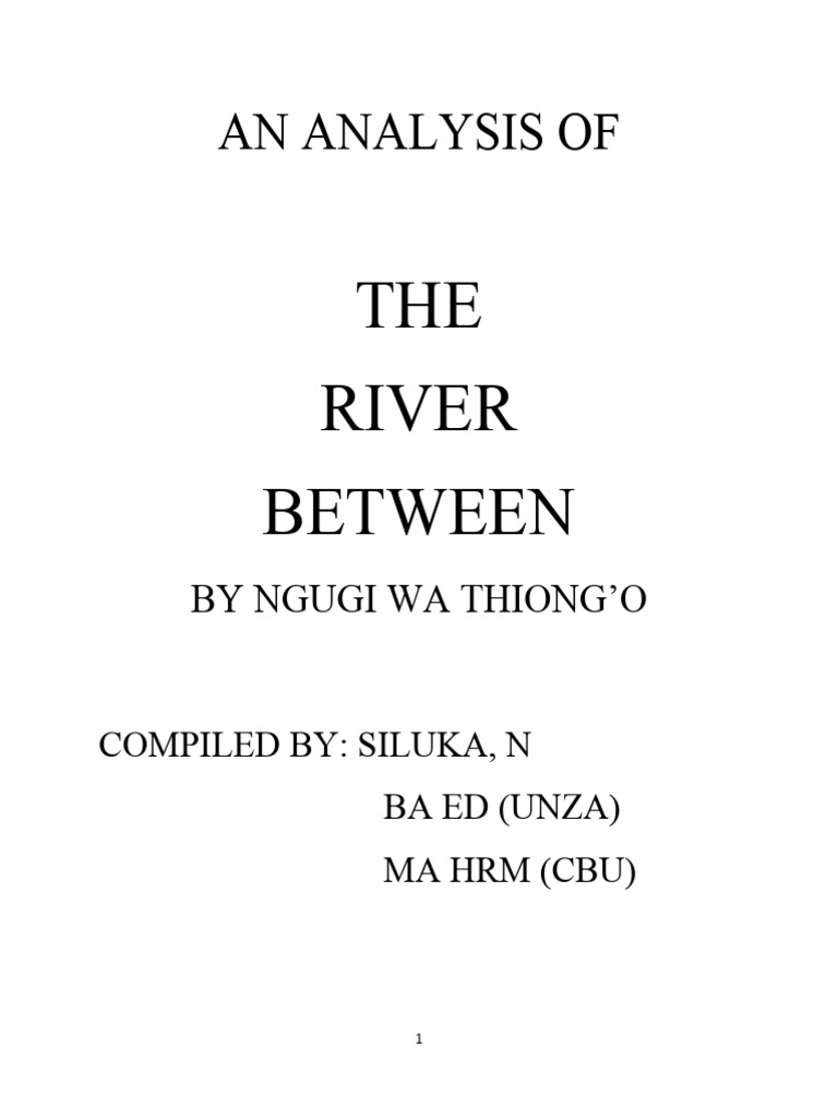 The River Between Commentary | PDF