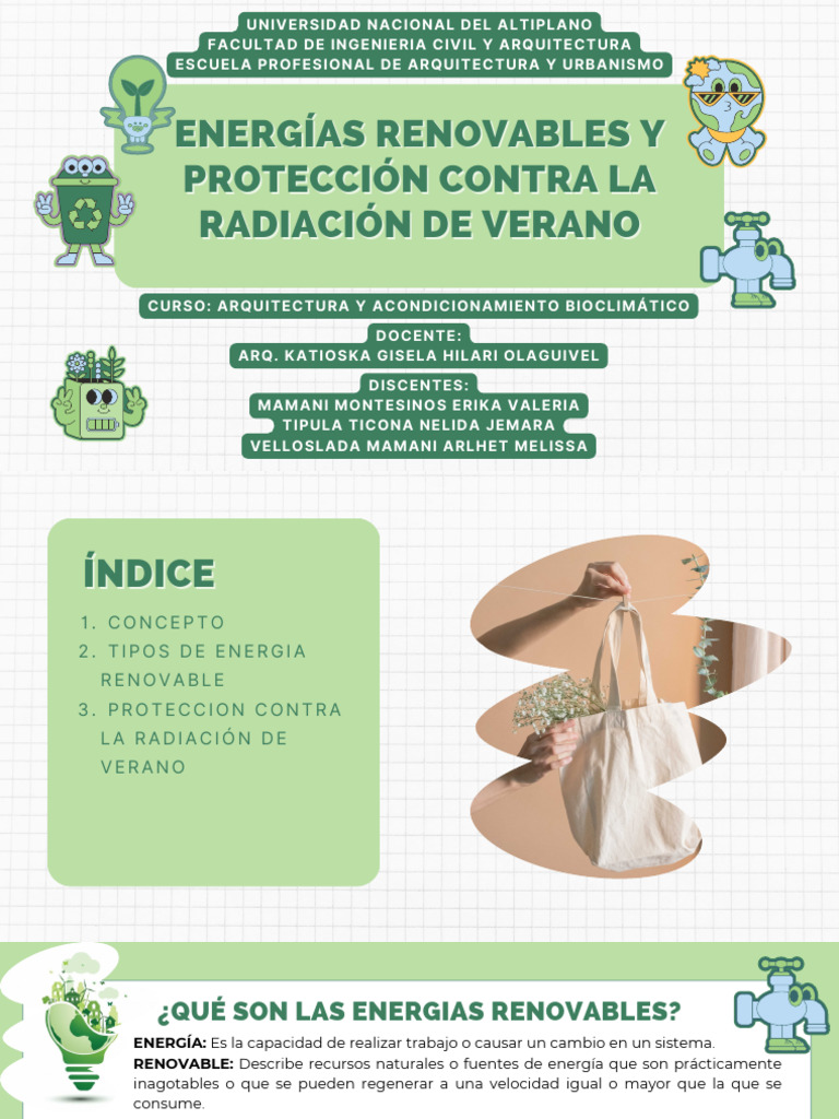 Energ - A Renovable - Protecci - N Contra La Radiaci - N de Verano. | PDF | Energía solar ...