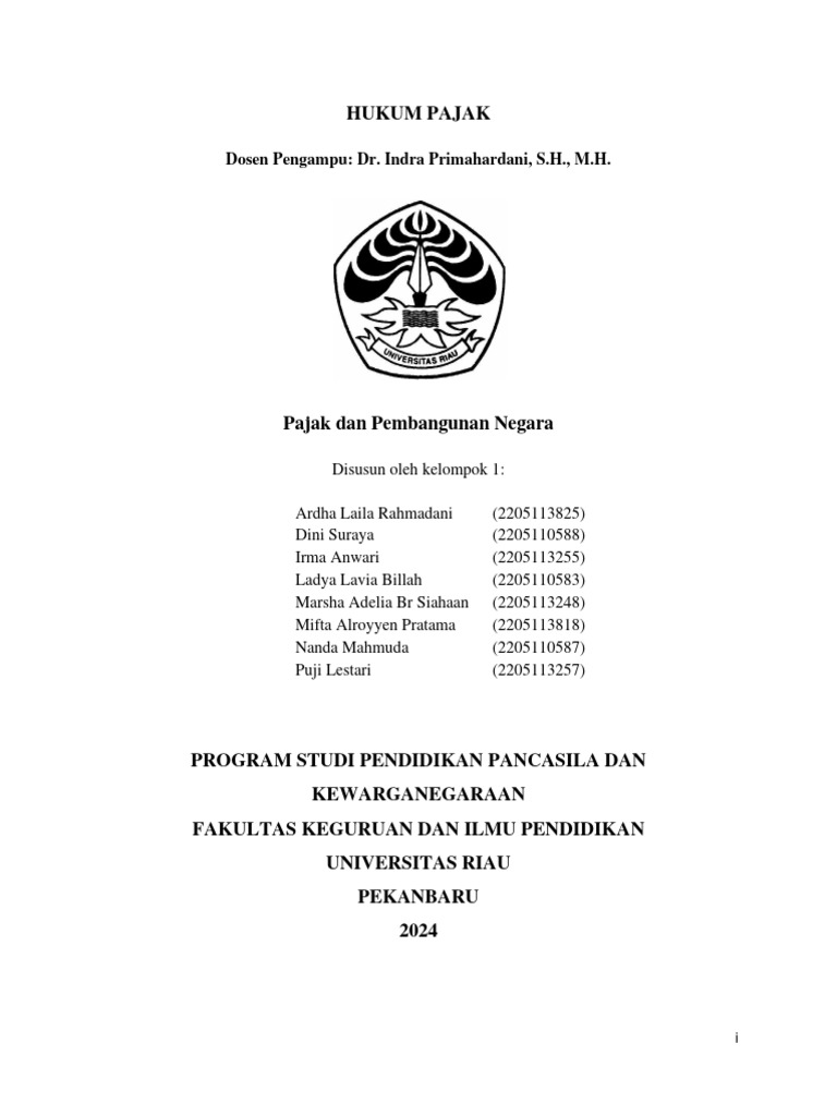 Hukum Pajak | PDF
