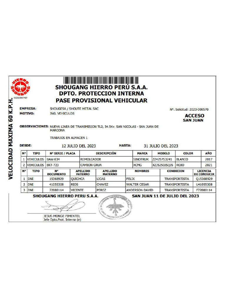 Pase Cama Baja | PDF