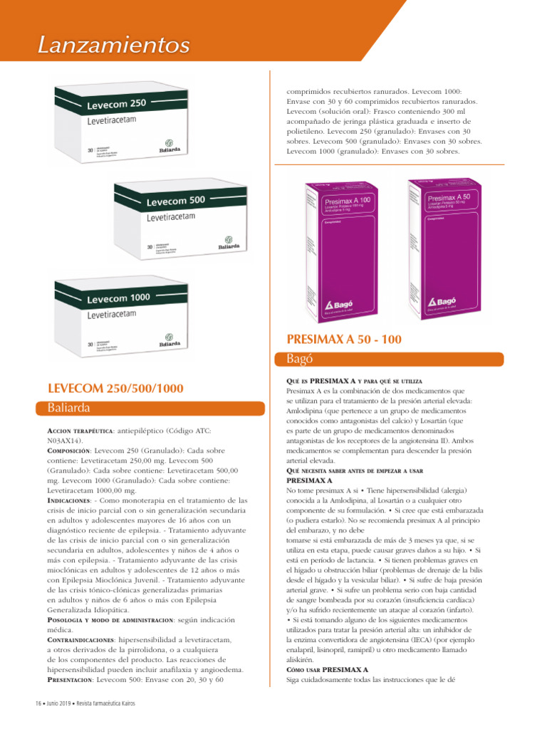 Lanzamientos AFK 489 | PDF | Medicina CLINICA | Especialidades Medicas