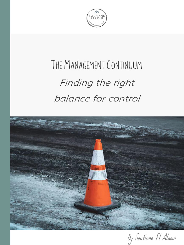 03 +The+Management+Continuum | PDF | Leadership | Decision Making