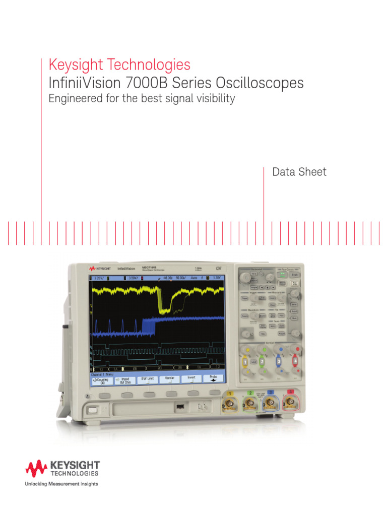 InfiniiVision 7000B Series Oscilloscopes | PDF | Field Programmable Gate Array | Computer ...
