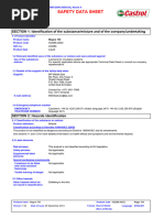 EP2 Grease Safety Data Sheet | PDF | Dangerous Goods | Toxicity