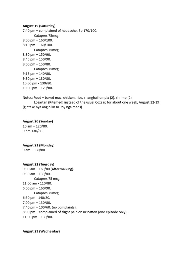 Sample Charting | PDF