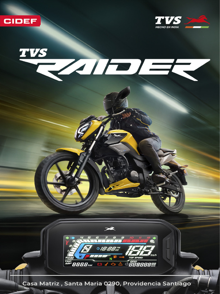 Ficha Tvs Raider 4 | PDF