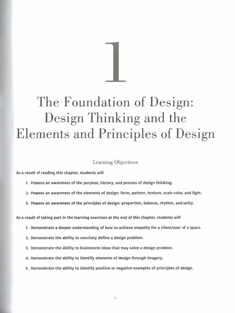 interior design fundamentals_chapter 1 | PDF