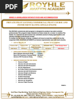 Flight Training Brochure | PDF | Identity Document | Business