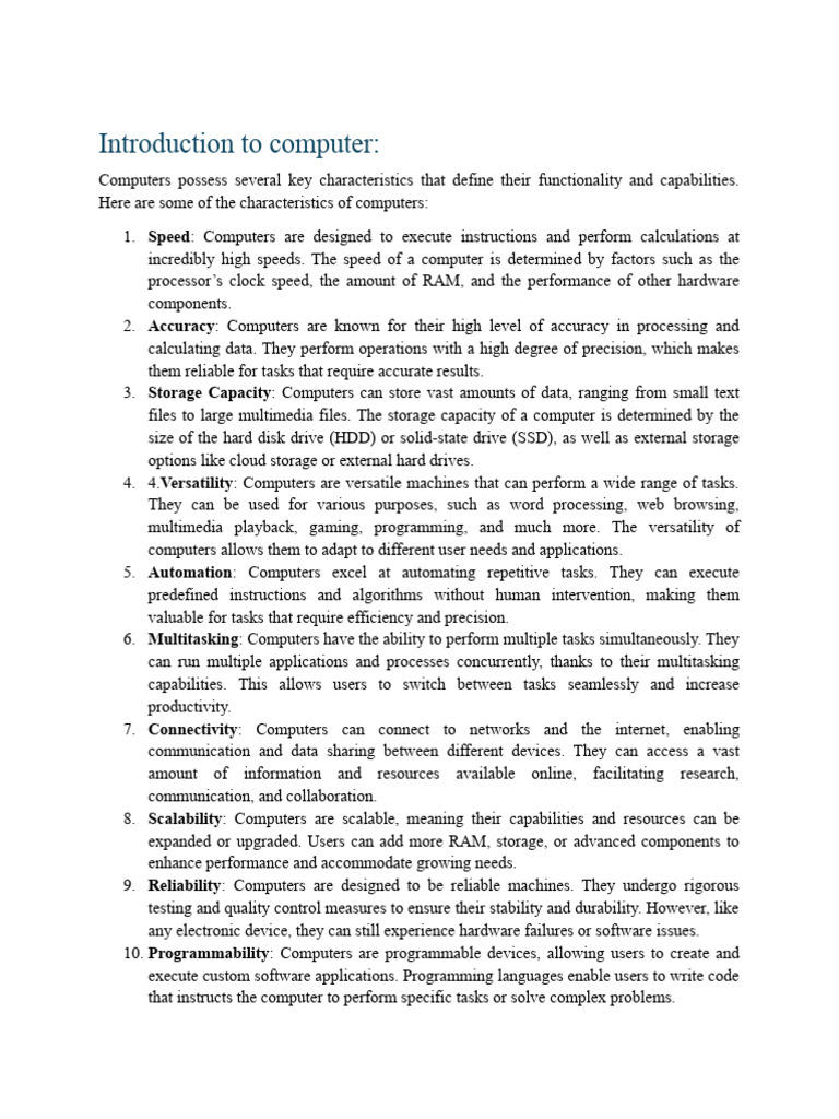 Computer Pdf Operating System Computer Data Storage