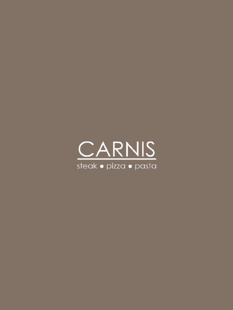 Menu Carnis | PDF | Steak | Sausage
