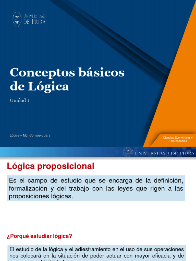 Conceptos Básicos de Lógica (2) | PDF | Proposición | Lógica