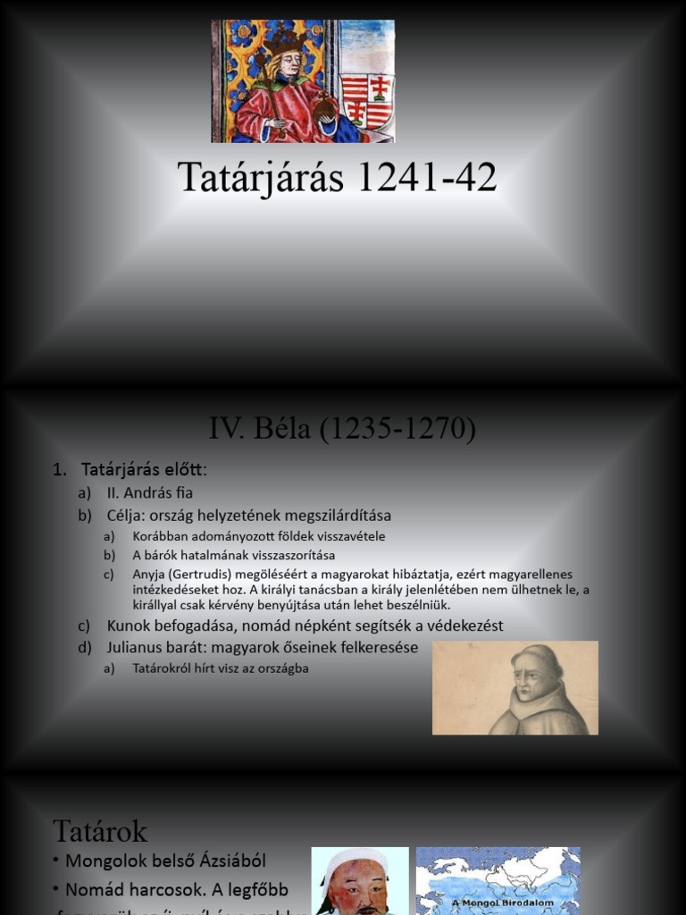 Tatárjárás 1241-42 | PDF