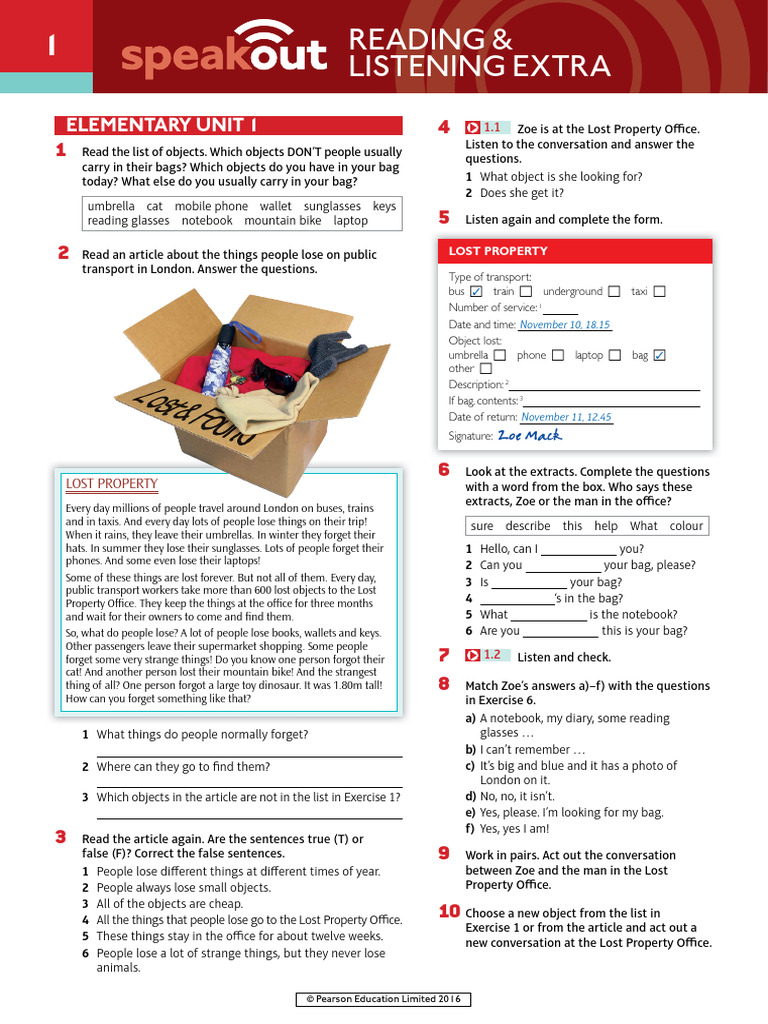 Speakout 2nd Edition Elementary Reading&Listening Extra | PDF | Munich ...