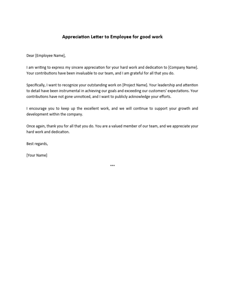 Appreciation Letter To Employee by RazorpayX Payroll | PDF Appreciation Letter To Employee by RazorpayX Payroll | PDF