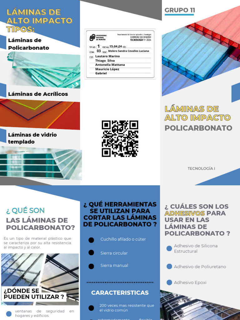 Tipos de láminas de policarbonato | PDF | Ingeniería de Edificación ...