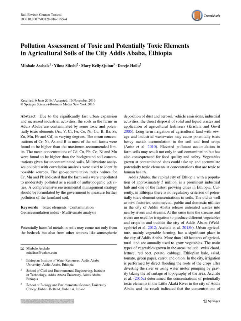Soil Poll | PDF | Soil | Chromium