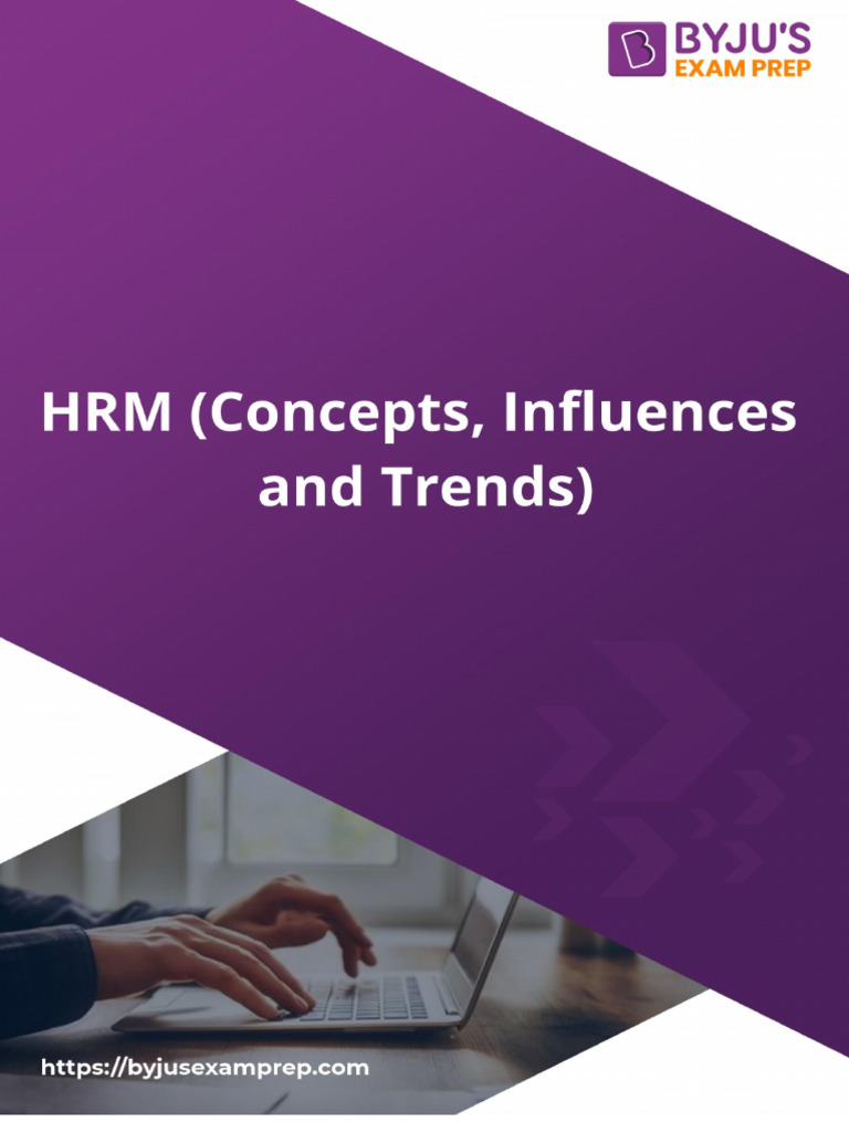 HRM Concepts Influences and Trends 541681893850616 | PDF | Human ...