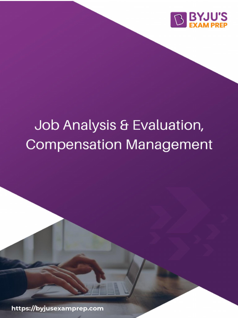 Job Analysis Evaluation Compensation Management 491681893850616 | PDF ...