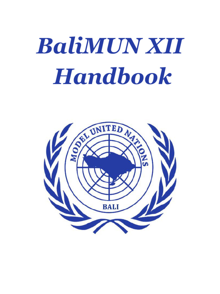 Handbook | PDF | United Nations | International Relations