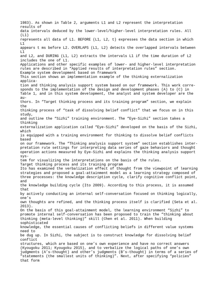 A Few Statements | PDF | Thought | Metacognition