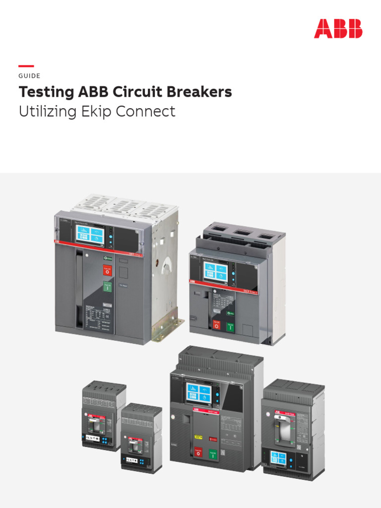 Testing ABB Circuit Breakers Utilizing Ekip Connect | PDF | Computer ...