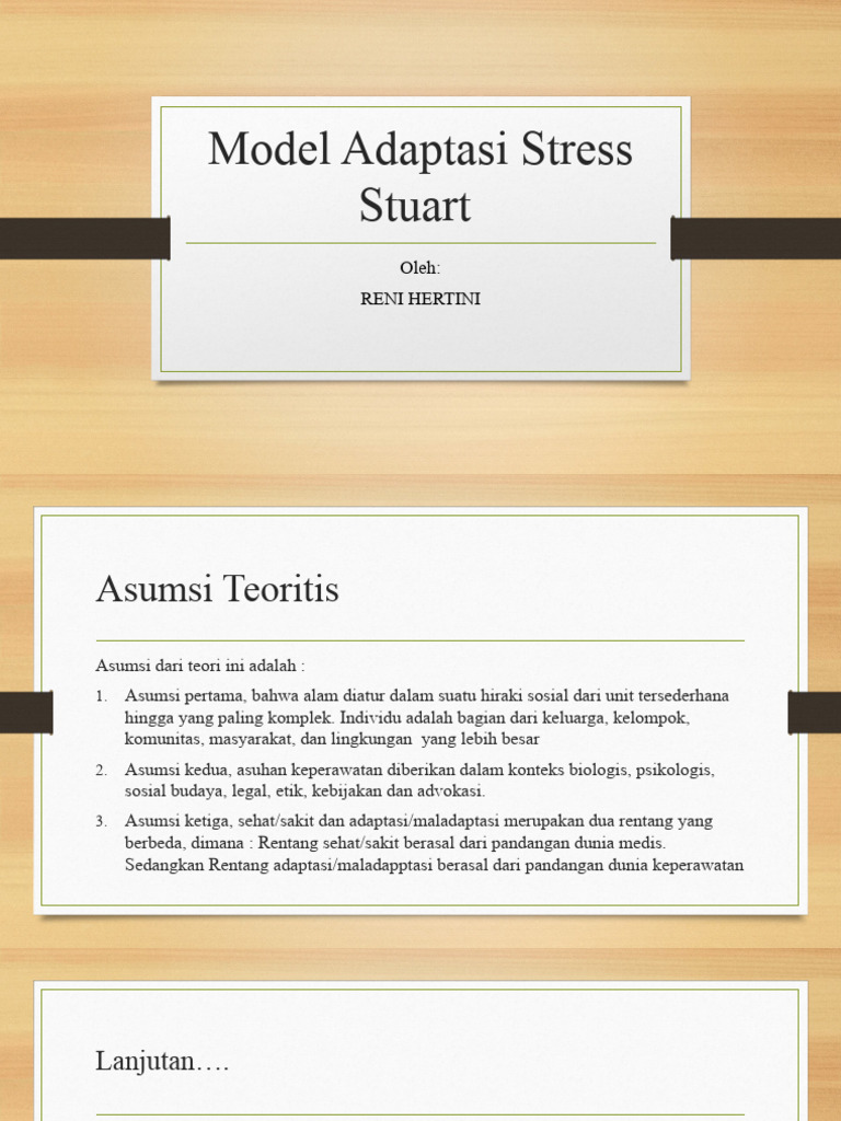 Model Adaptasi Stress dalam Kesehatan Jiwa | PDF
