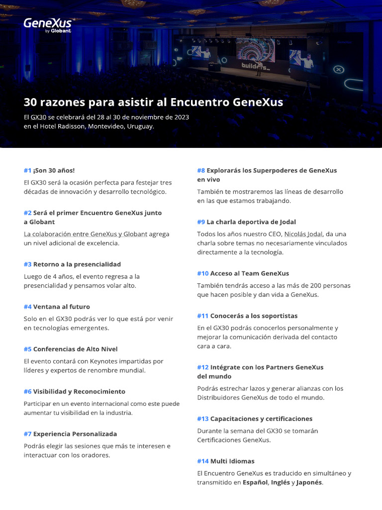 GX30 Razones Es | PDF