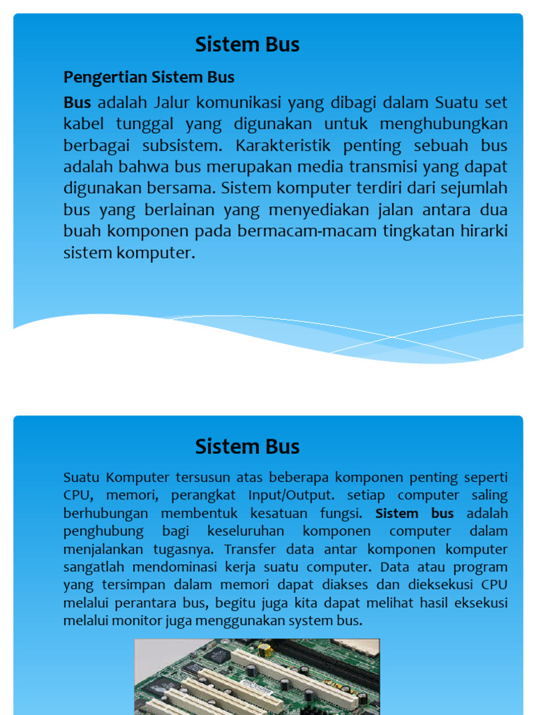 Pertemuan 7 Sistem Bus | PDF